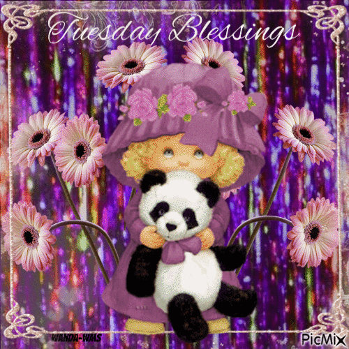 Girl Holding Panda Bear - Tuesday Blessings Pictures, Photos, and ...