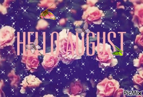 Floral Butterfly Hello August Gif Pictures, Photos, and Images for ...