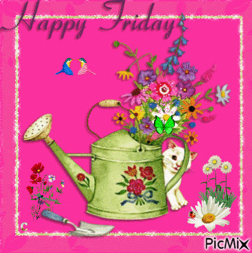 Floral Pail - Happy Friday Gif Pictures, Photos, and Images for ...