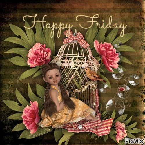 Beautiful Floral Happy Friday Gif Pictures, Photos, and Images for ...