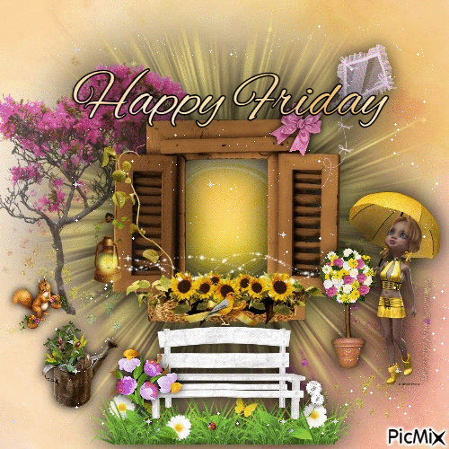 Happy Friday Flowers Gif Gif Free - Infoupdate.org