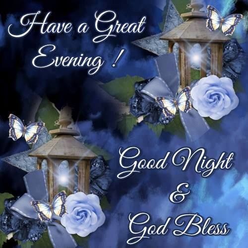 Powder Blue Rose - Have A Great Evening! Good Night & God Bless ...