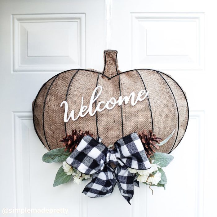 Welcoming Dollar Tree Pumpkin Wreath Pictures, Photos, and Images for ...