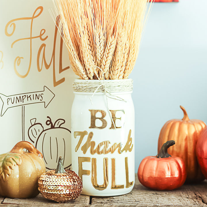 Be Thankful Mason Jar Craft Pictures, Photos, and Images for Facebook ...
