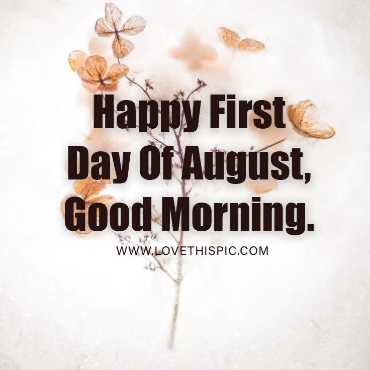 Brown Flowers - Happy First Day Of August, Good Morning Pictures ...