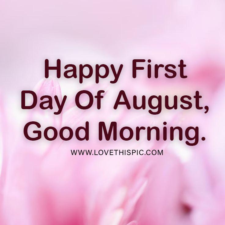 Pink Petals - Happy First Day Of August, Good Morning Pictures, Photos ...