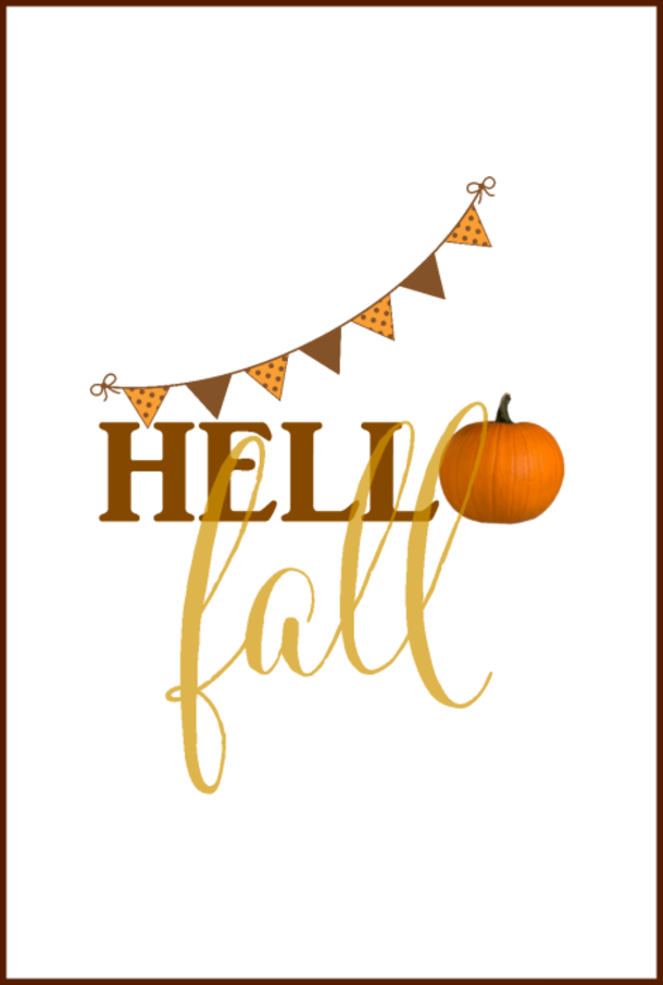 Hello Fall Pumpkin & Garland Pictures, Photos, and Images for Facebook ...