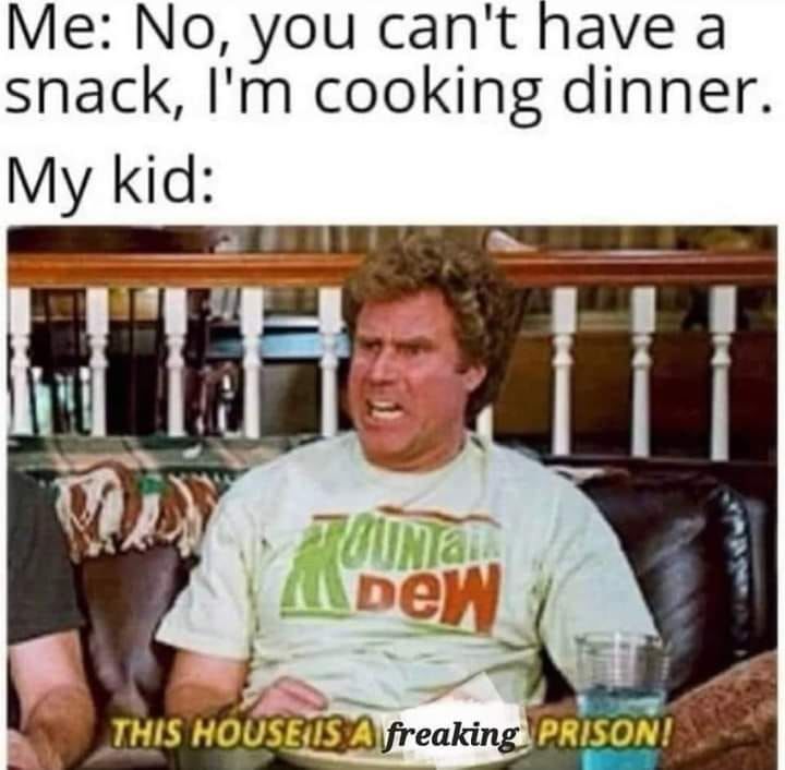 No, You Can't Have A Snack, I'm Cooking Dinner Pictures, Photos, and ...