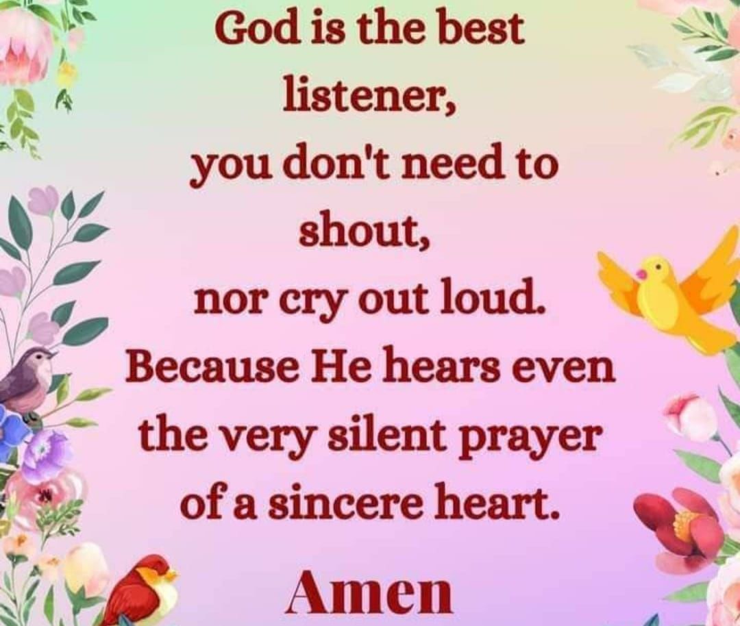 God Is The Best Listener Pictures, Photos, and Images for Facebook ...