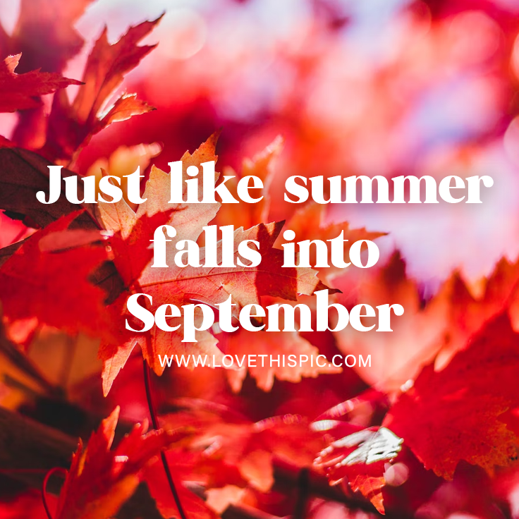 Just Like Summer Falls Into September Pictures, Photos, and Images for ...