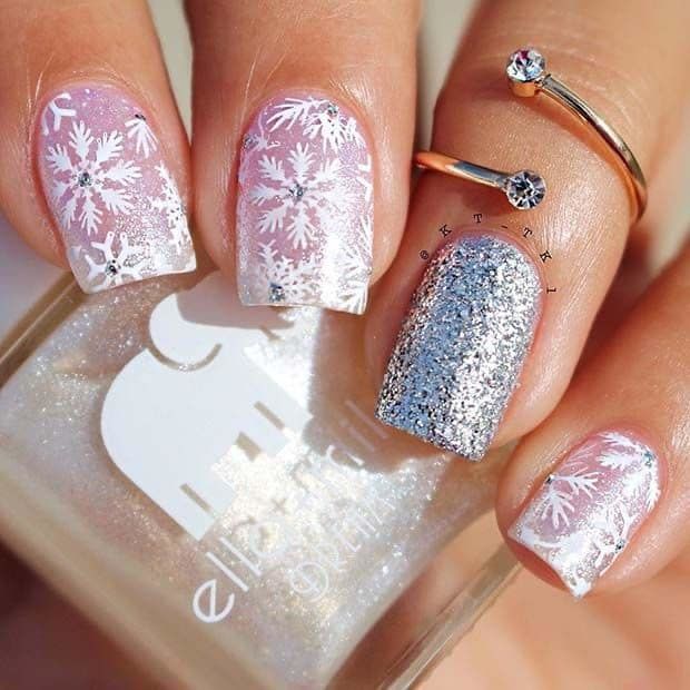 Snowflake Snowy Nail Art Pictures, Photos, and Images for Facebook ...