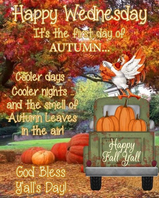 Happy Wednesday, It's The First Autumn Pictures, Photos, and Images for ...