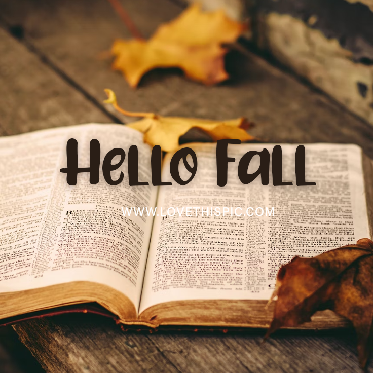 Dried Lead On Book - Hello Fall Pictures, Photos, and Images for ...