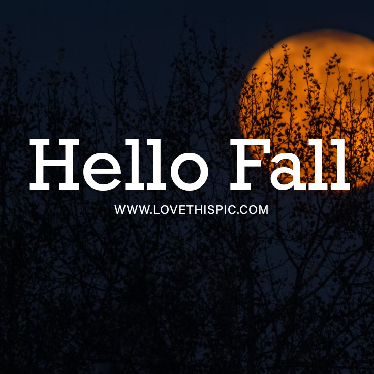 Spooky Orange Moon - Hello Fall Pictures, Photos, and Images for ...