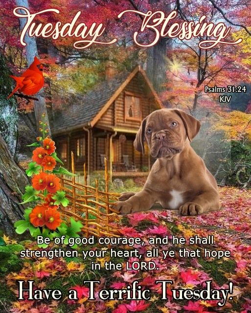 Be Of Good Courage, And He Shall Strengthen Your Heart, All Ye That ...