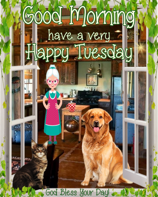 Granny And Animals - Good Morning. Have A Very Happy Tuesday Pictures ...