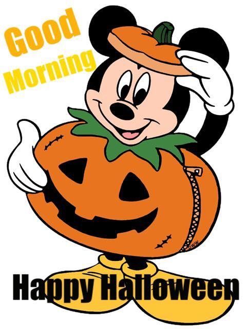 Pumpkin Mickey Mouse - Good Morning, Happy Halloween Pictures, Photos ...
