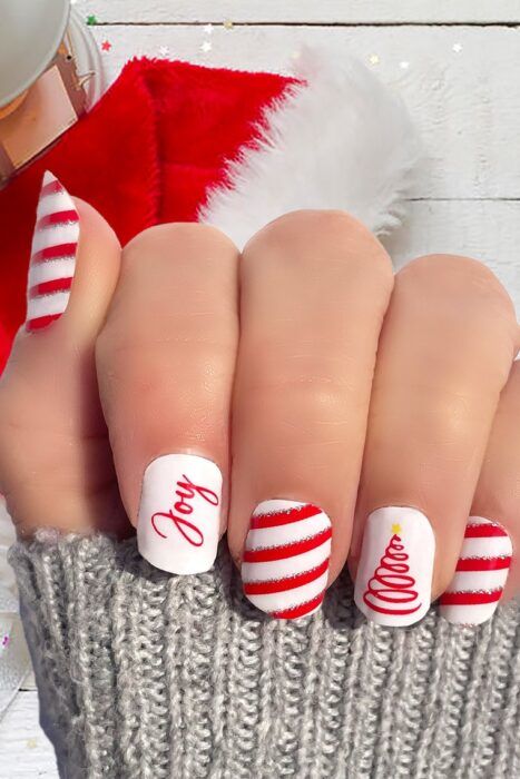 Joy Christmas Nails Pictures, Photos, and Images for Facebook, Tumblr ...