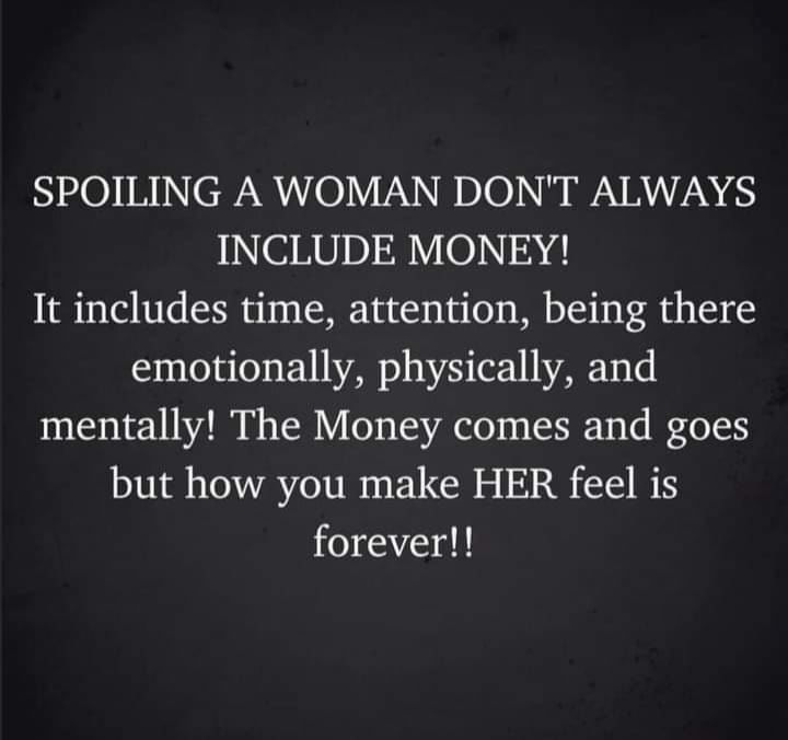 Spoiling A Woman Don't Always Include Money! Pictures, Photos, and ...