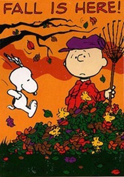 Snoopy Playing In Leaves - Fall Is Here Pictures, Photos, and Images ...