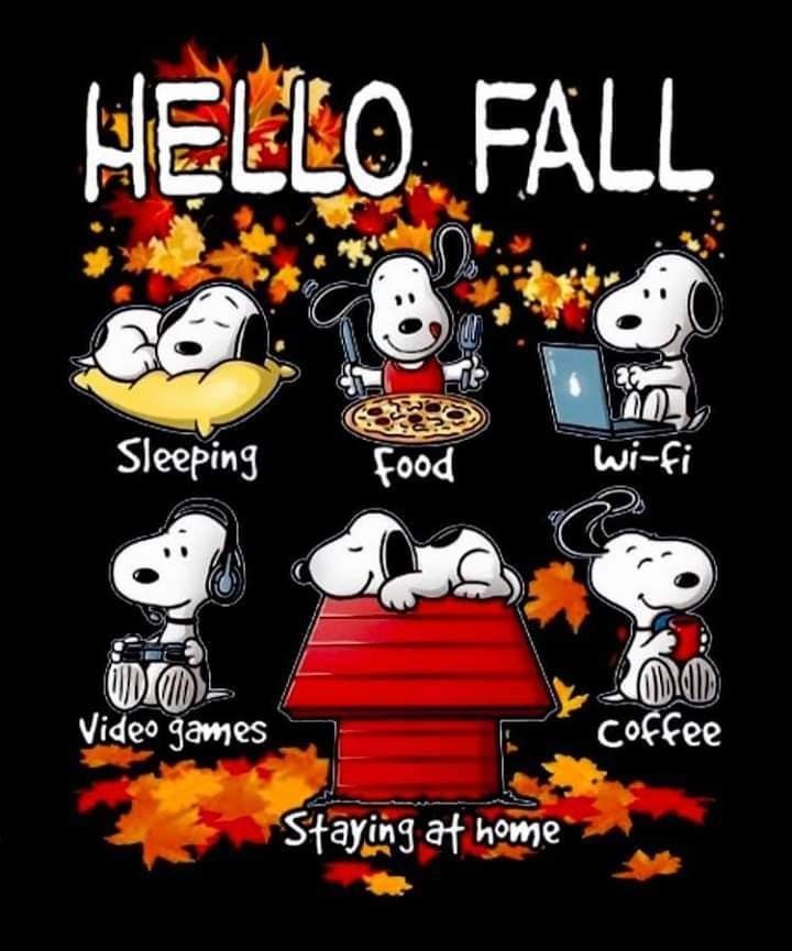 Hello Fall With Snoopy Pictures, Photos, and Images for Facebook ...