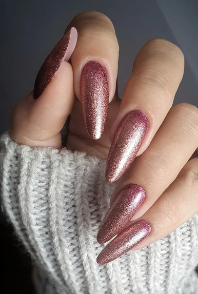 Rosy Glitter Nails Pictures, Photos, and Images for Facebook, Tumblr ...