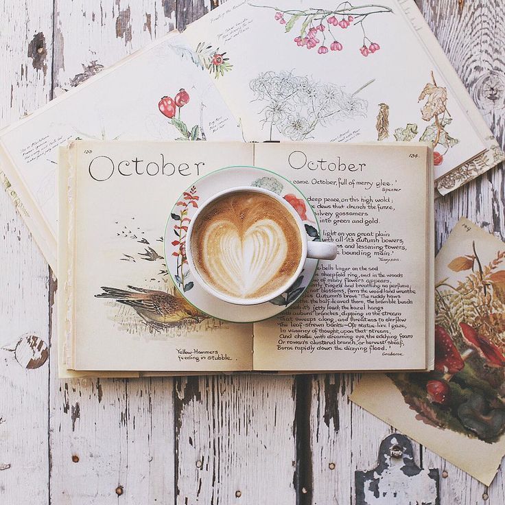 October Book With Coffee Pictures, Photos, and Images for Facebook ...