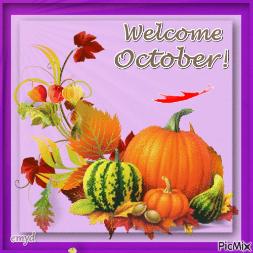 Pumpkin Squash Welcome October Gif Pictures, Photos, and Images for ...
