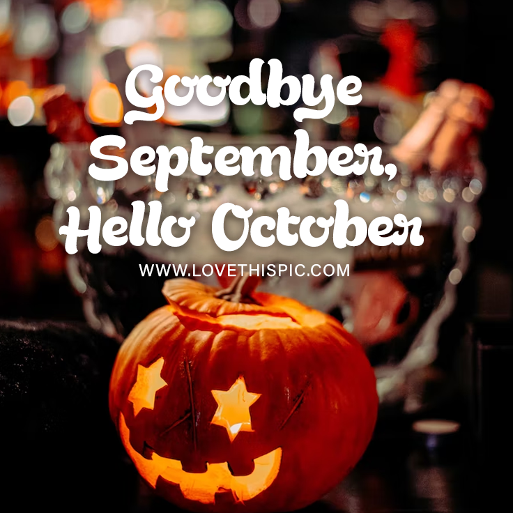Jack O Lantern And Drinks - Goodbye September, Hello October Pictures ...