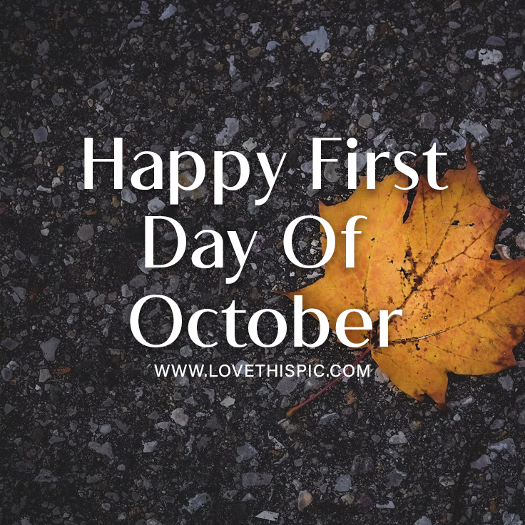 Brown Leaf - Happy First Day Of October Pictures, Photos, and Images ...