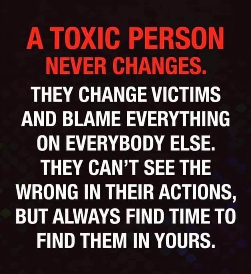 A Toxic Person Never Changes. Pictures, Photos, and Images for Facebook ...