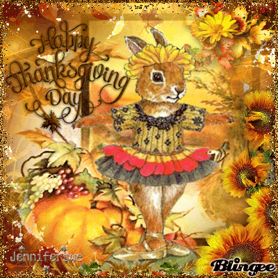 Bunny Ballerina - Happy Thanksgiving Day Pictures, Photos, and Images ...