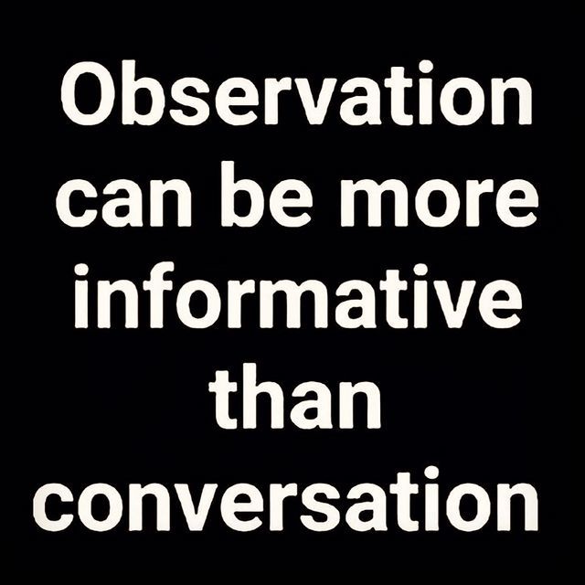Observation Can Be More Informative Than Conversation Pictures, Photos ...