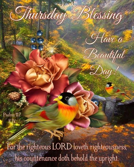 Psalm 11:7 Thursday Blessing Pictures, Photos, and Images for Facebook ...