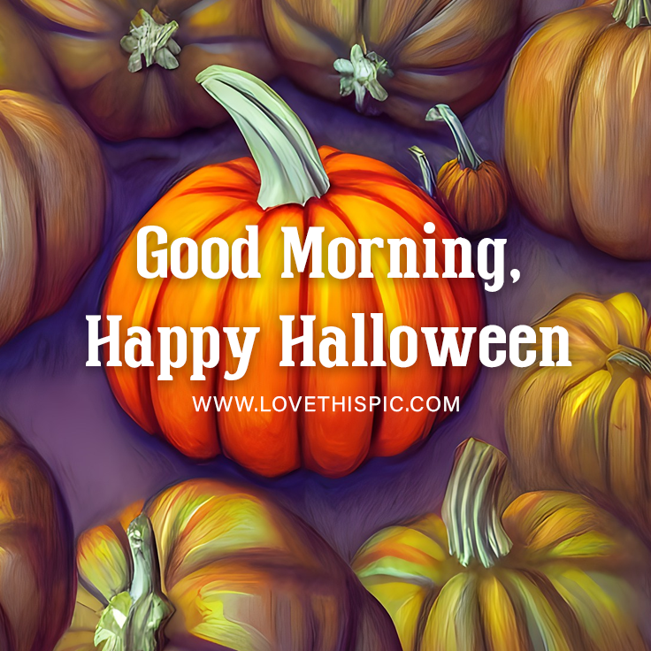 Pumpkin Painting - Good Morning, Happy Halloween Pictures, Photos, and ...