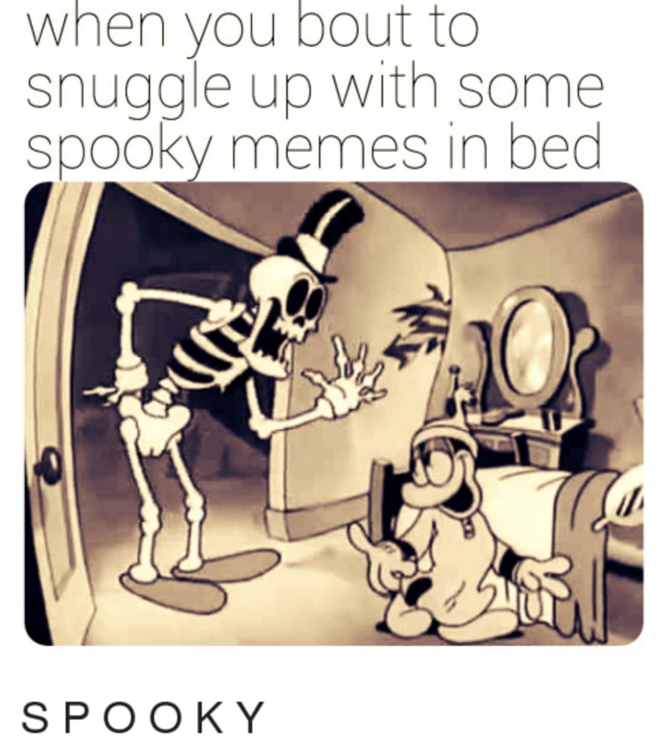 When You About To Snuggle Up With Some Spooky Memes In Bed Pictures ...