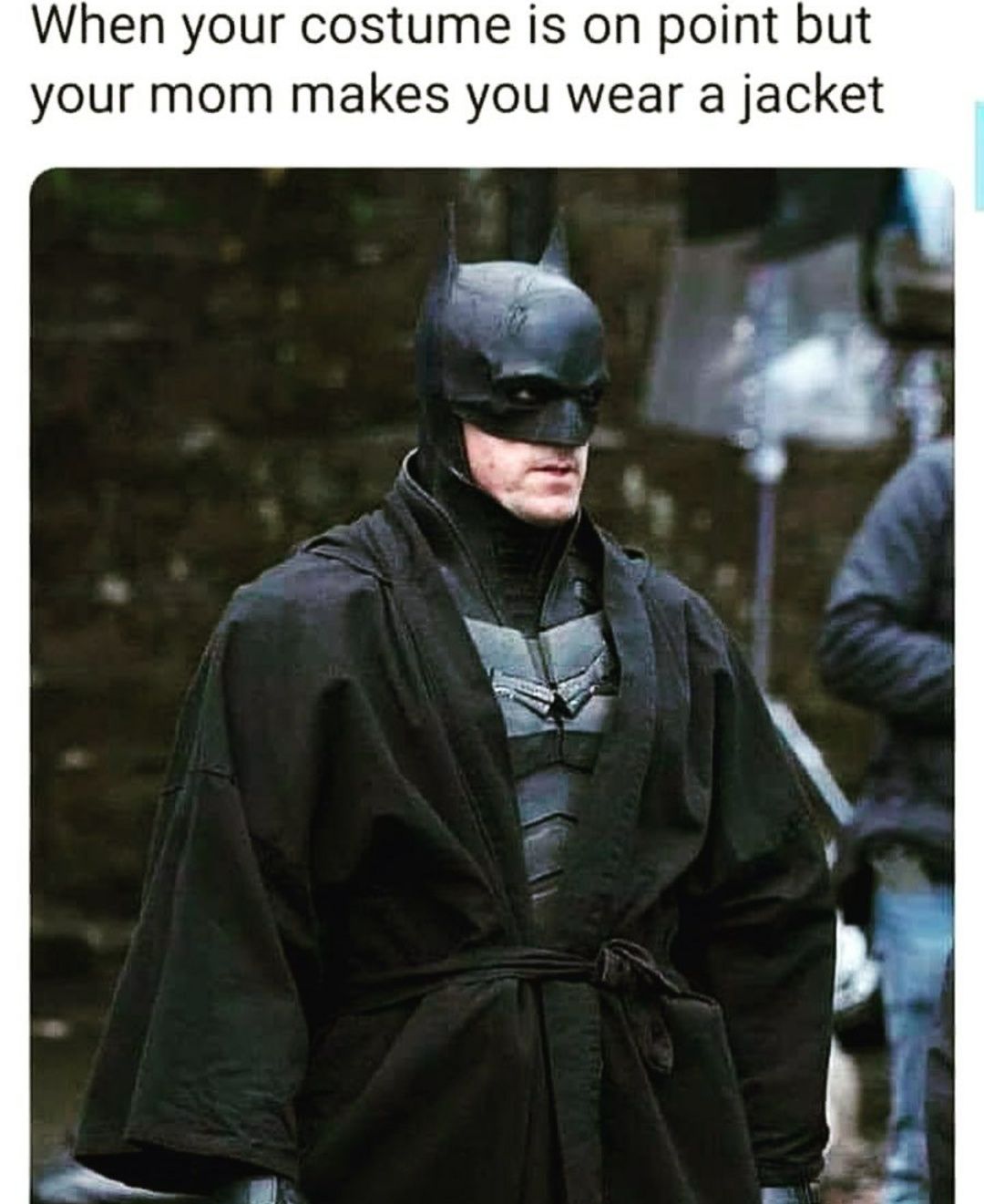 When Your Costume Is On Point But Your Mom Makes You Wear A Jacket ...