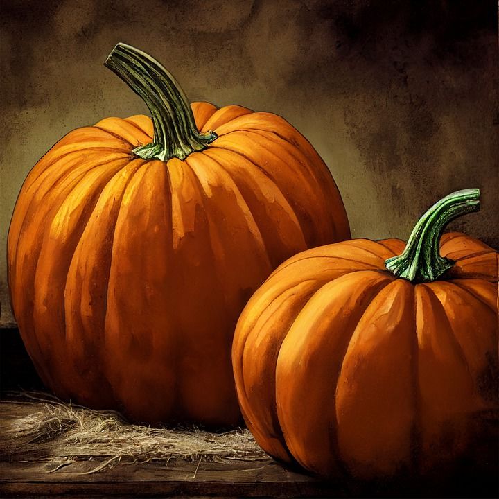 Artwork Of Two Pumpkins Pictures, Photos, and Images for Facebook ...