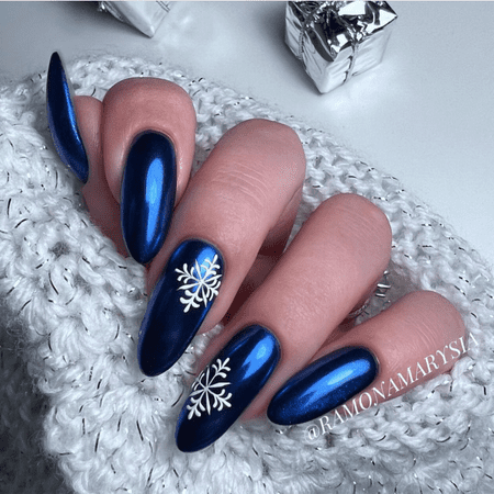 Metallic Blue Nails Pictures, Photos, and Images for Facebook, Tumblr ...