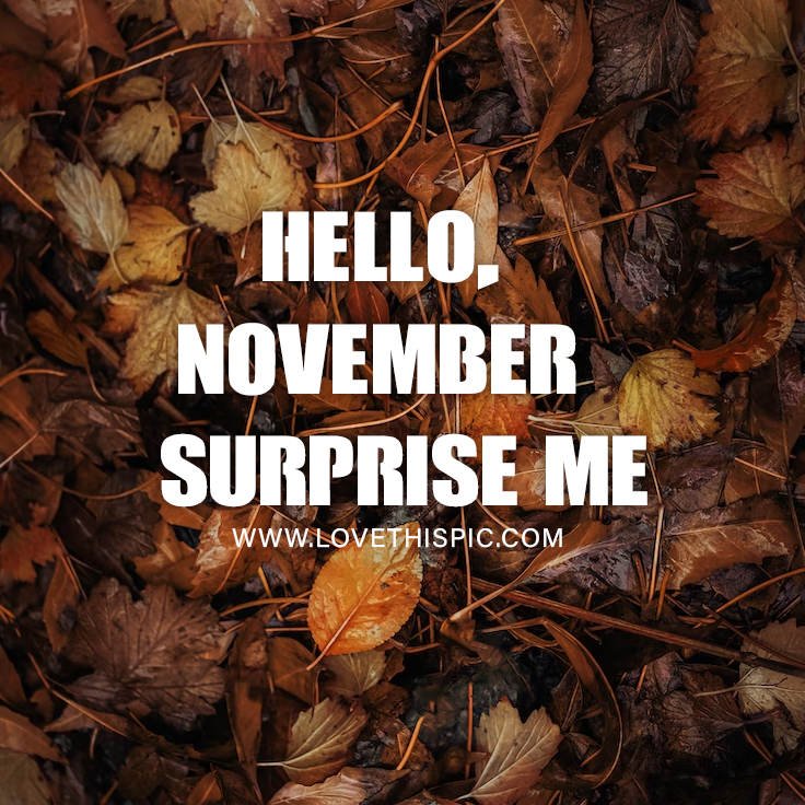 Hello November Please Good Me