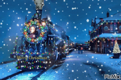 Christmas Train Gif Pictures, Photos, and Images for Facebook, Tumblr ...