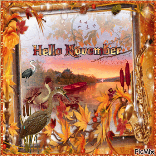 Hello November Lake Gif Pictures, Photos, and Images for Facebook ...