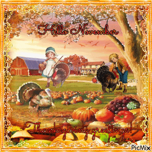 Hello November Thanksgiving