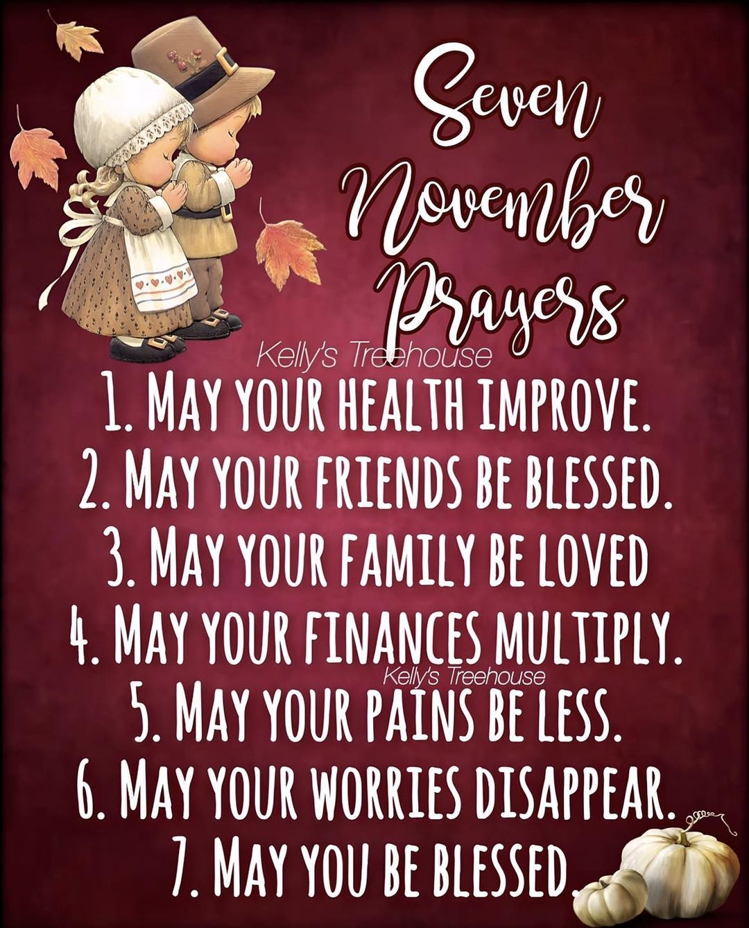 Seven November Prayers Pictures, Photos, and Images for Facebook ...