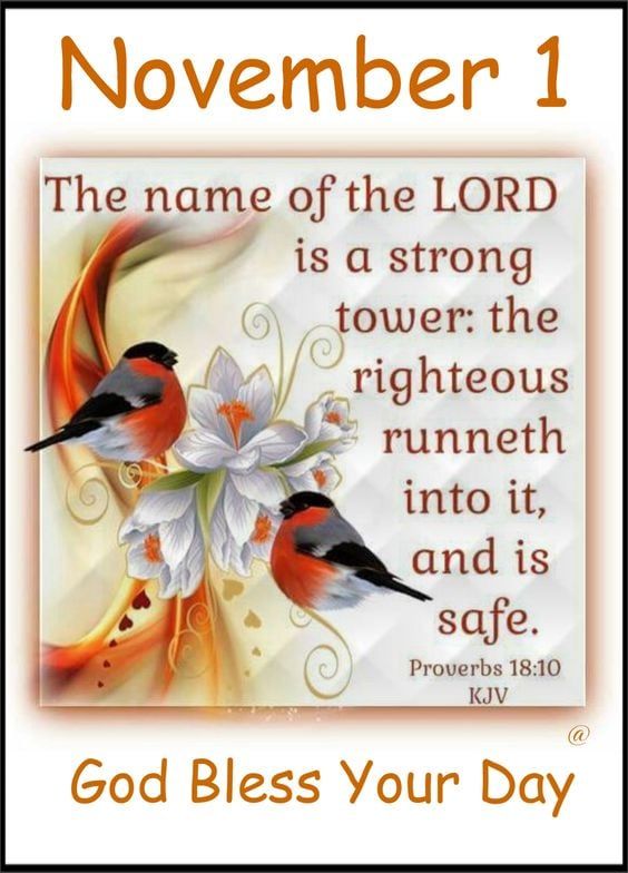 Proverbs 18:10 Scripture - November 1 Pictures, Photos, and Images for ...