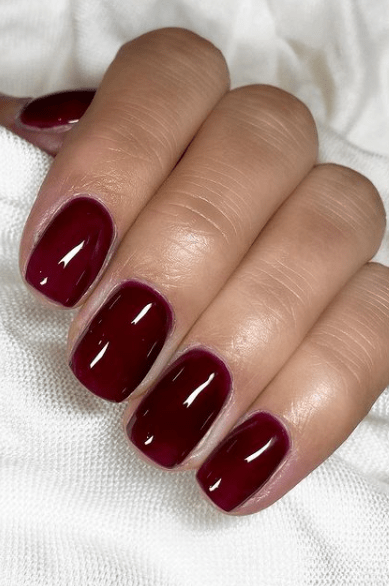 Glossy Wine Red Nails Pictures, Photos, and Images for Facebook, Tumblr ...