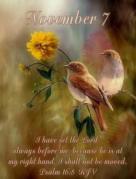 Psalm 16:8 - November 7 Quote Pictures, Photos, and Images for Facebook ...