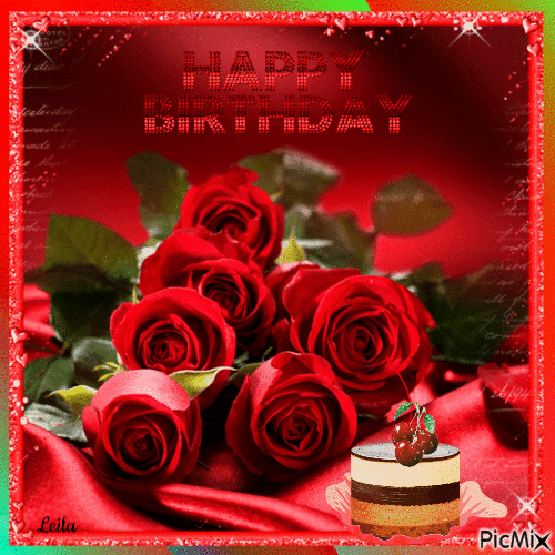 Bouquet Of Red Roses - Happy Birthday Pictures, Photos, and Images for ...