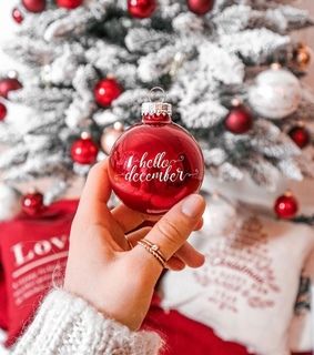 Hello December Red Bauble Pictures, Photos, and Images for Facebook ...