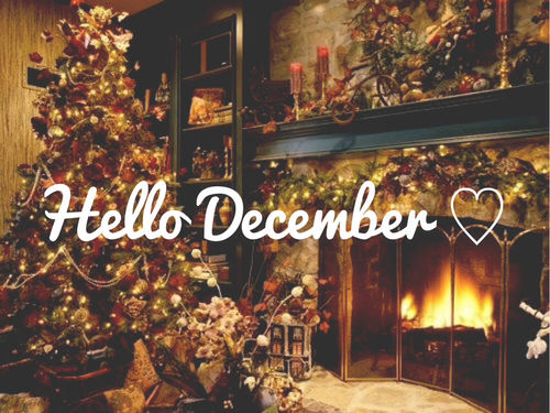 Christmas Tree By The Fire - Hello December Pictures, Photos, and ...